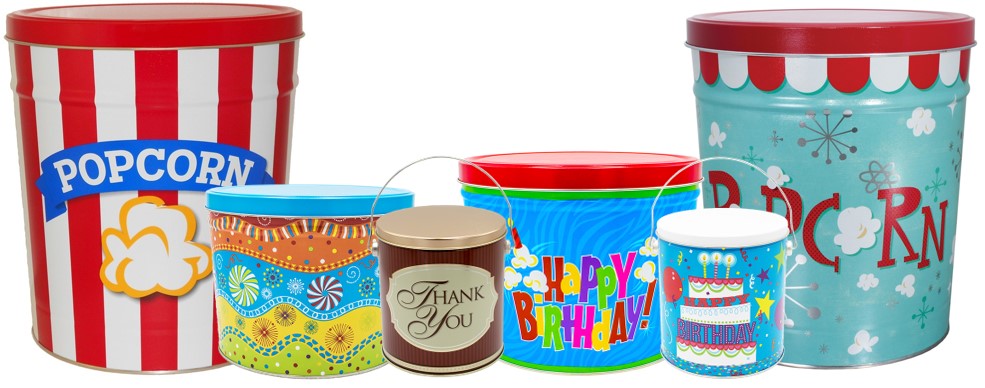 Order Printed Popcorn Tins Online - Easter Popcorn Tin | Texas