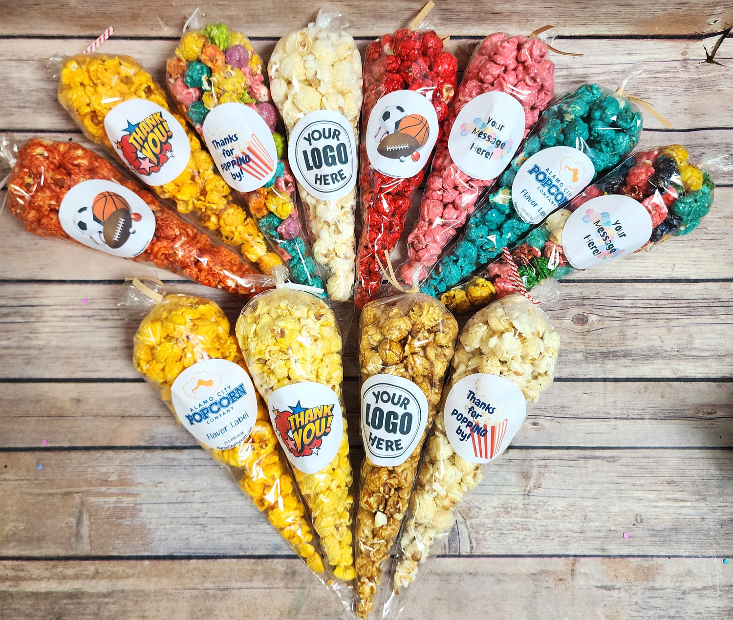 Buy Popcorn Cones | Alamo City Popcorn