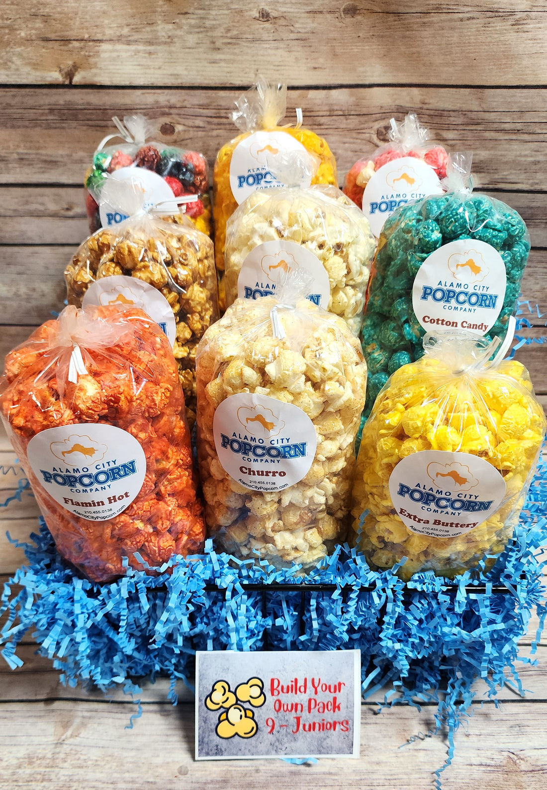 Build Your Own Pack - Junior | 9 Delicious Popcorn Flavors